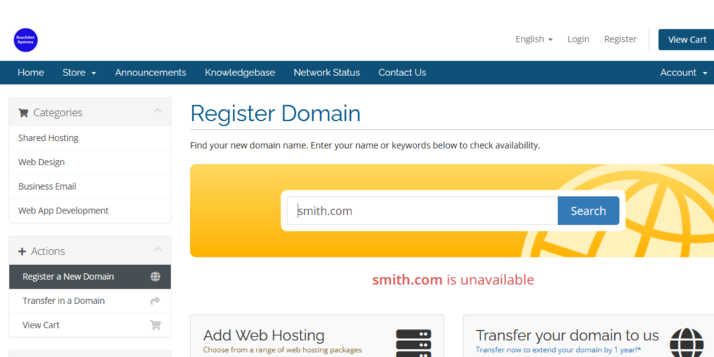 Which Domain Name Is Available Reachnetsystems